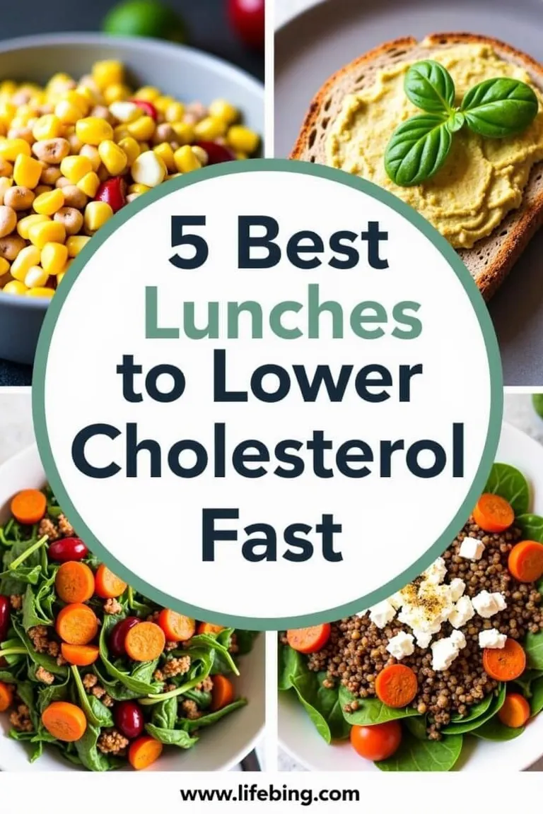 5 Best Lunches to Lower Cholesterol Fast and Naturally